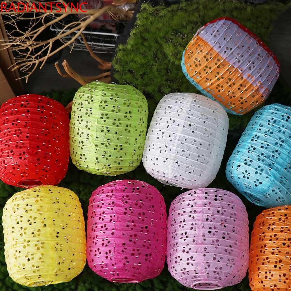 โคมไฟกระดาษ RADIANTSYNC สไตล์จีนแบบพกพาประณีต DIY โคมไฟแขวน | Shopee Thailand