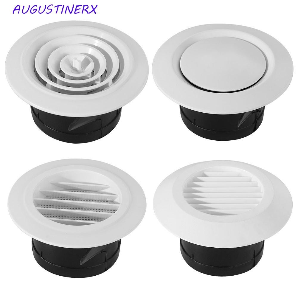 AUGUSTINERX Air Vent Extract Valve Grille, สีขาว 75-200 มม.รอบ Air Vent ...