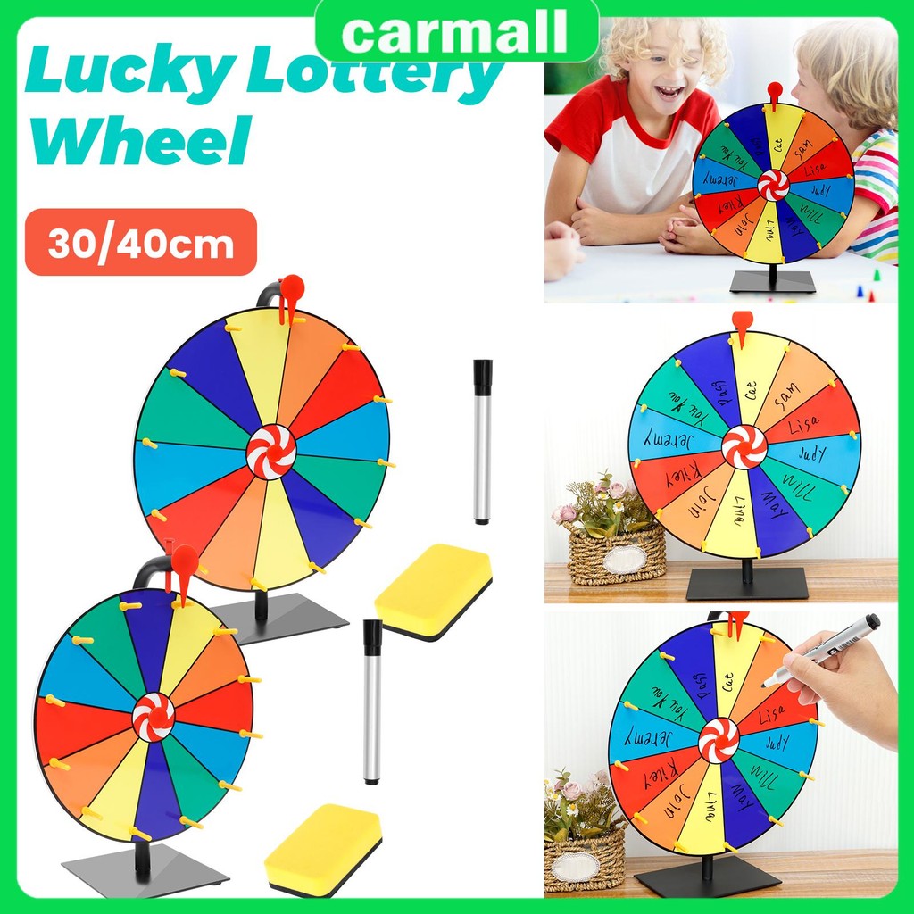 Lucky Wheel Prop พร้อม Marker ขาตั้งแบบถอดได้ ล้อ Shake ฐานที่มั่นคง ...
