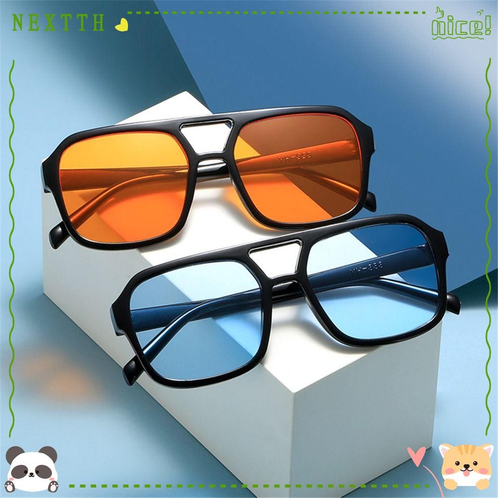 แว่นกันแดด[nextth square aviation] สไตล์ INS UV400 ขนาดเฟรมใหญ่ เหมาะสำหรับทั้งผู้ชายและผู้หญิง ...