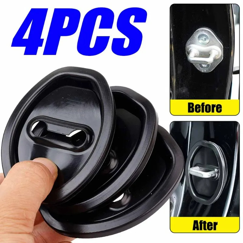 MOTOX 4pcs Car Door Lock Protector Absorber Seal Pad Universal Car Door ...
