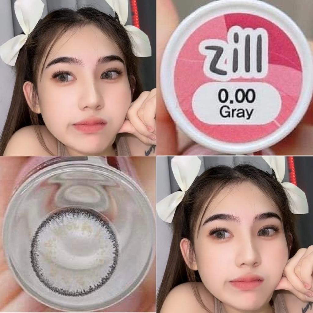คอนแทคเลน์ ลาย zill (ซิล)ฝาขาาวlovelylens | Shopee Thailand