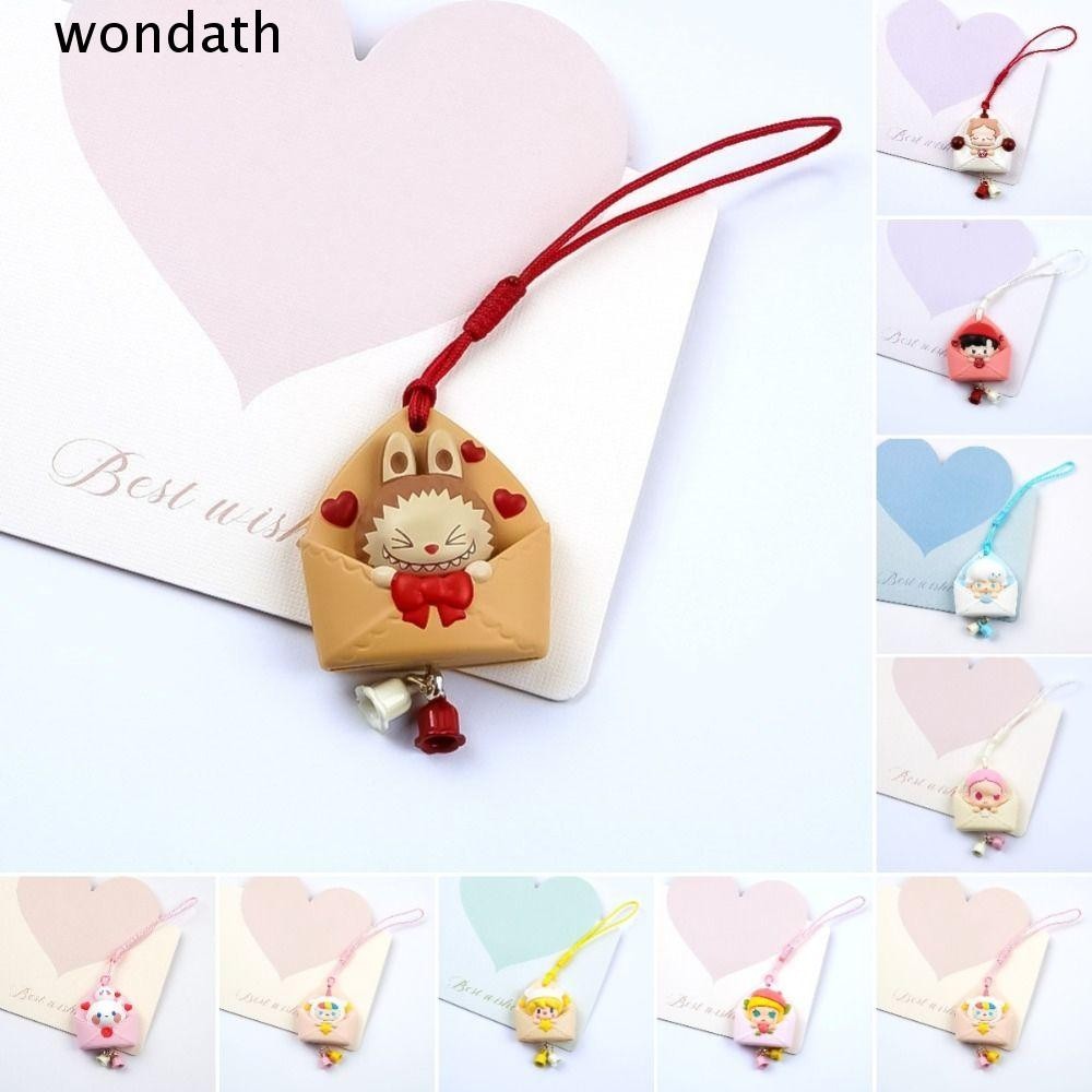 Wonda Labubu Phone Strap, การ์ตูน POPMART Pop Bean Phone Charm Chain ...