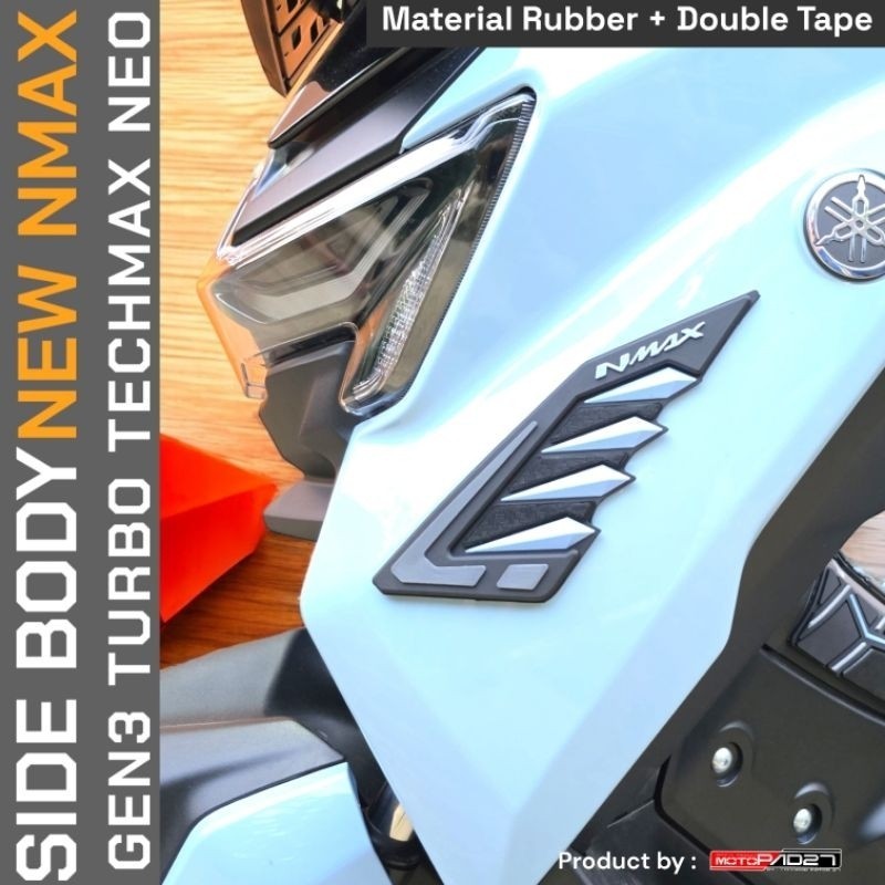 Nmax Turbo Techmax Neo Side Body Sticker วัสดุยางพรีเมี่ยม | Shopee ...