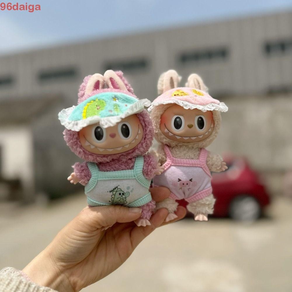 Daiga Labubu Time Clothes, Camisole Pants Little Cloak 17cm Labubu ...