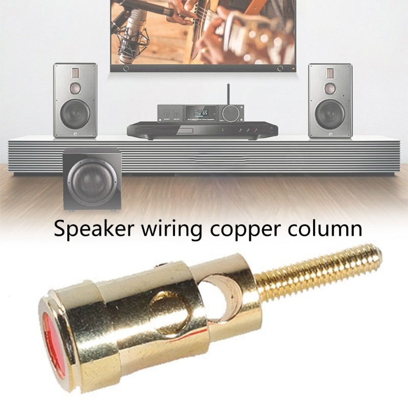SPT * ชุด 1 คู่ Binding Post Metal Binding Speakers Terminals Power ...