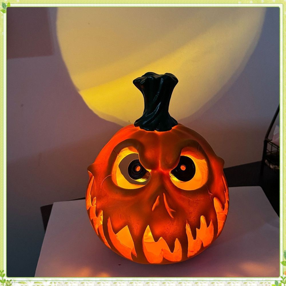 โคมไฟฟักทองฮาโลวีนเรืองแสงของ Youngtime Wicked Smile เครื่องประดับตกแต่งบรรยากาศงานปาร์ตี้ฮา ...