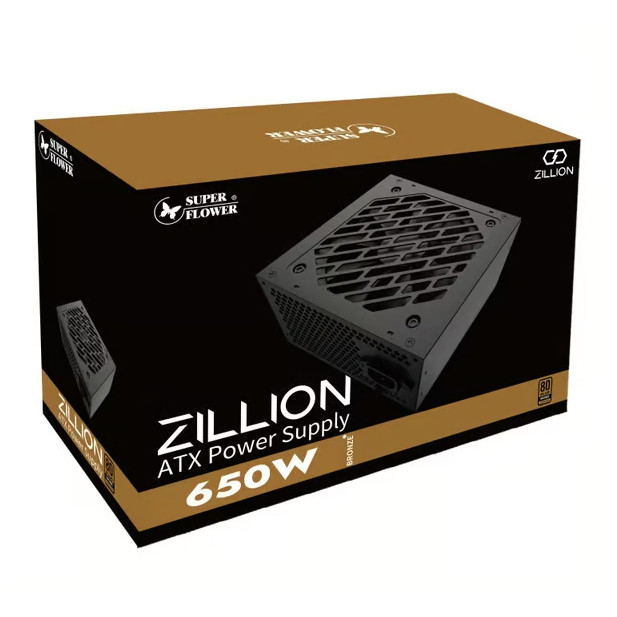 PSU Super Flower Zillion DB Bronze 650W (80Plus Bronze) POWER SUPPLY ...