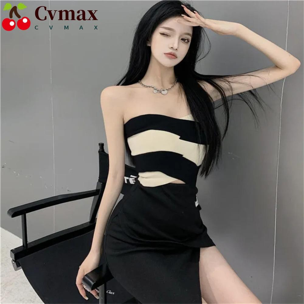 Cvmax Tube Top, Summer Simplicity Vest, Soft Casual Spice Girl เสื้อกล้ามแขนกุดผู้หญิง | Shopee ...