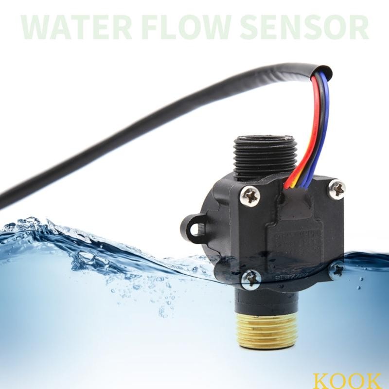 Kook G1 2 Water Flow Hall Sensor Switch Flow Meter Flowmeter Counter 1-30L min | Shopee Thailand