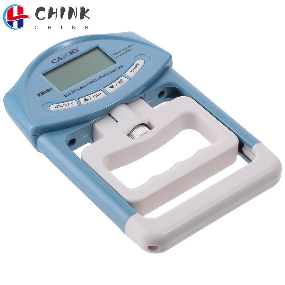 Chink Electronic Hand Dynamometer, 198Lbs / 90Kgs จอแสดงผล LCD Backlit ...