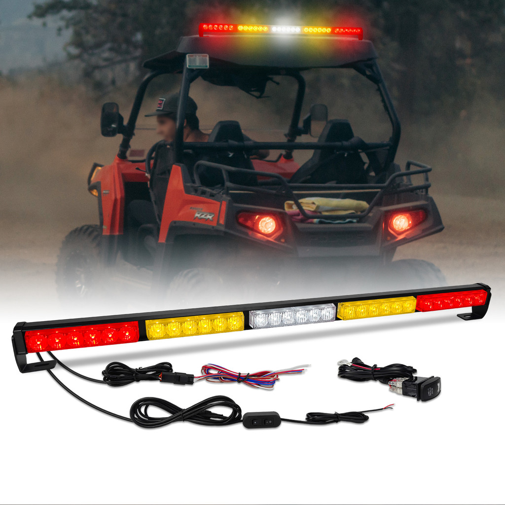 รถ utv Chase Light กันชนด้านหลัง Strobe Light ไฟเตือน ATV utv แสง ...