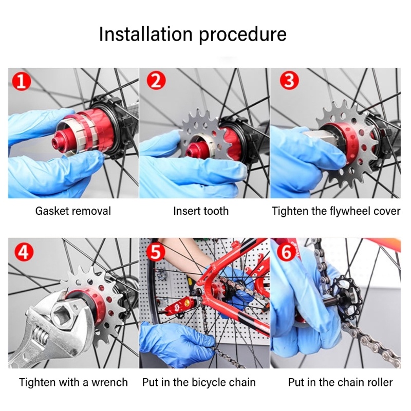 Freewheels TO Strength Single Speed Flywheel Bike สำหรับจักรยานเสือ ...