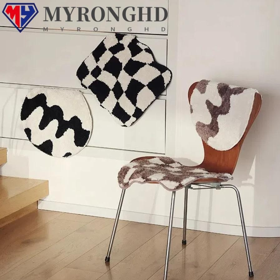 Myronghd เบาะรองนั่งเก้าอี้,Breathable Round Square Tuffted เบาะรองนั่ง ...