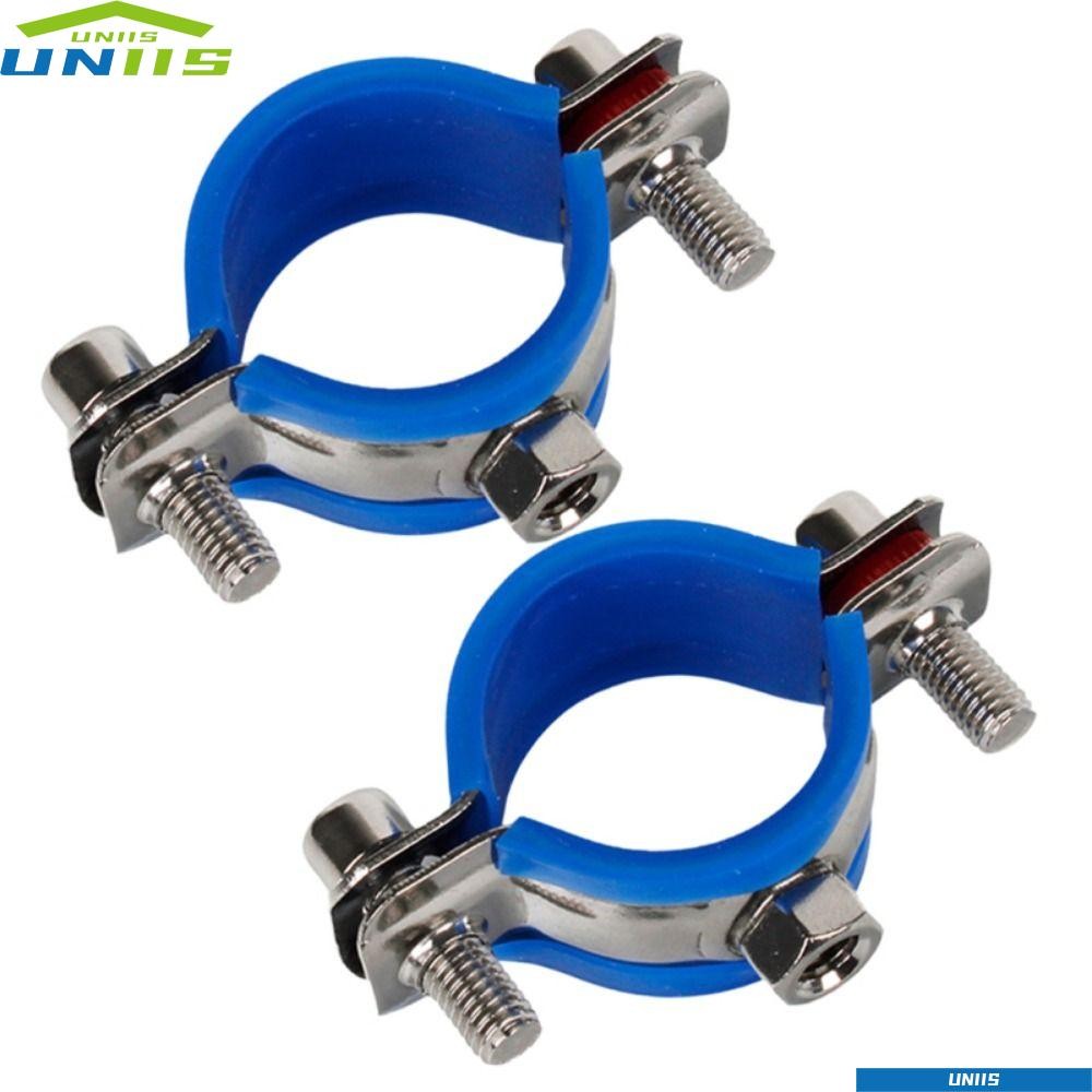 Uniis 1 ชิ้นรอบท่อ Clamp, สกรูขยาย Nut Hoop Suspension ท่อผู้ถือ, PPR/PVC เหล็กคาร์บอนยาง 20/25 ...