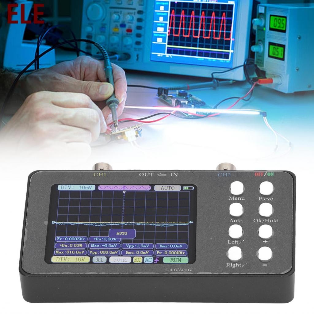 ELE 2 ช่องสัญญาณดิจิตอลออสซิลโลสโคปเครื่องกำเนิดสัญญาณสัญญาณคลื่นลูก ...