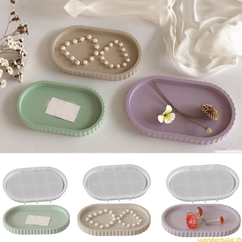 Wonder Jewelry Trinkets Storage Tray Mould แม่พิมพ์ซิลิโคนลายรูปไข่ที่ ...