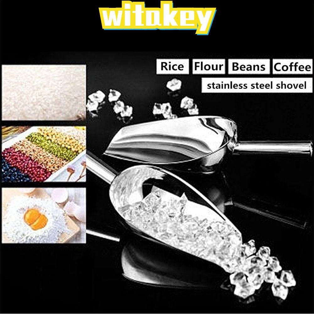 WITAKEY เครื่องขูดน้ําแข็งเครื่องมือในครัวที่ตักแป้งขนมบุฟเฟ่ต์พลั่วเมล็ดพืช | Shopee Thailand