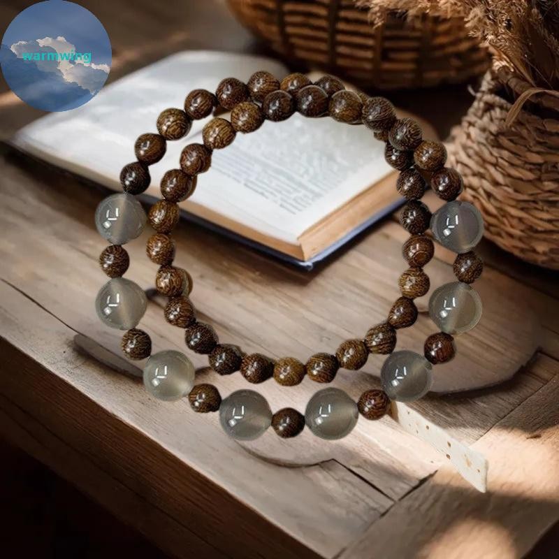 สร้อยข้อมือสไตล์จีนWarmwing ตกแต่งลูกปัดไม้ สำหรับบุคลิกภาพและโอกาสต่างๆ | Shopee Thailand