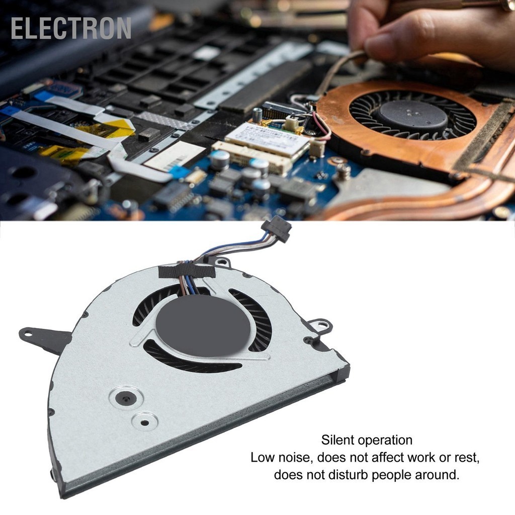 Electron พัดลมระบายความร้อนสำหรับแล็ปท็อป CPU 4 Pin พัดลมระบายความร้อนสำหรับแล็ปท็อปสำหรับ 15 Cs ...