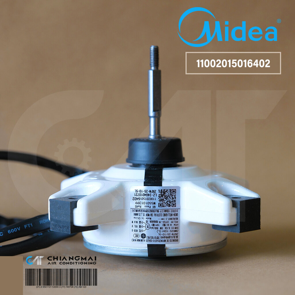 11002015016402 มอเตอร์แอร์ Midea มอเตอร์แอร์ไมเดีย มอเตอร์คอยล์ร้อน (ZKFN-25-10-5L ) | Shopee ...