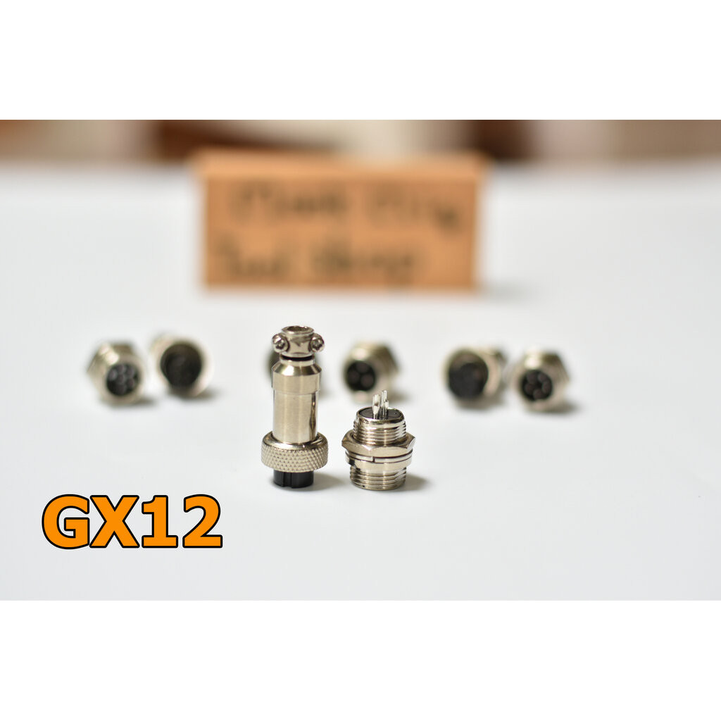 ขั่วต่อ GX12 หัวต่อ GX-12 2pin - 8pin ใช้เป็นสายสัญญาณ ได้ตัวผู้ตัวเมีย ...