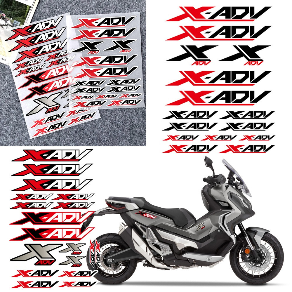 สติกเกอร์สะท้อนแสง ลายโลโก้ X-ADV สําหรับติดตกแต่งถังน้ํามันรถ ...
