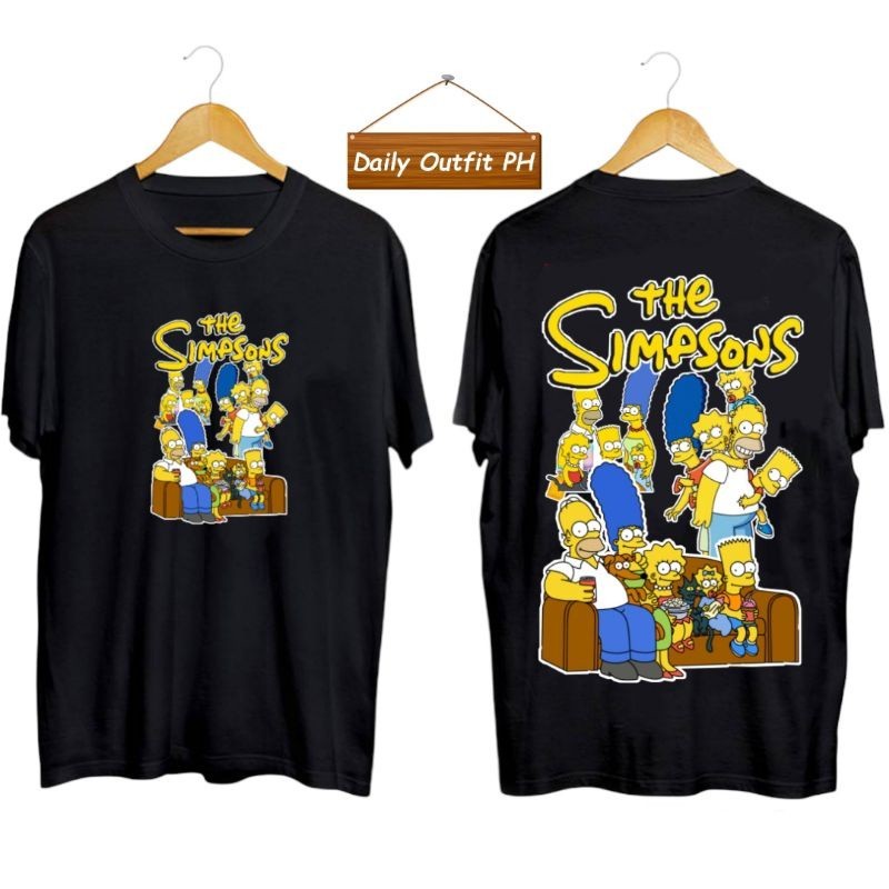 ใหม่ The simpsons Oversized cotton shirt DTF A3 unisex_07 | Shopee Thailand