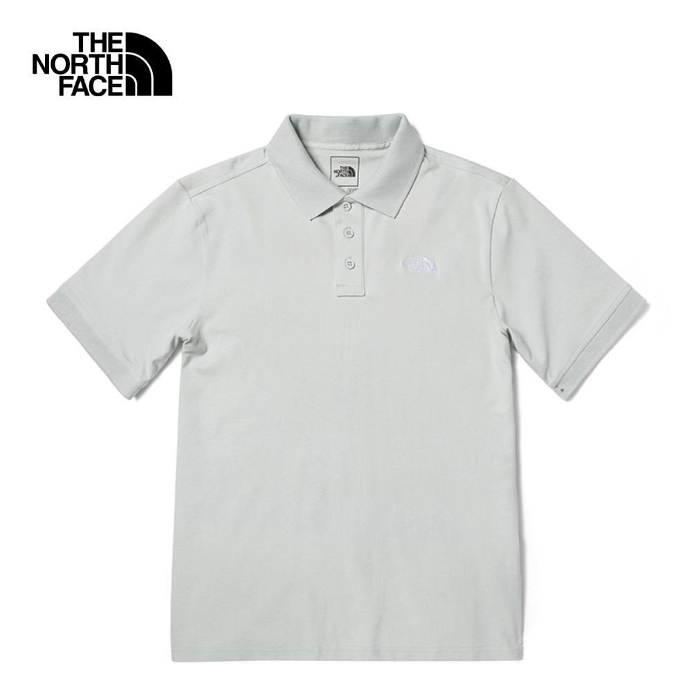 THE NORTH FACE M S/S LOGO POLO - AP - TIN GREY เสื้อโปโลแขนสั้น ...