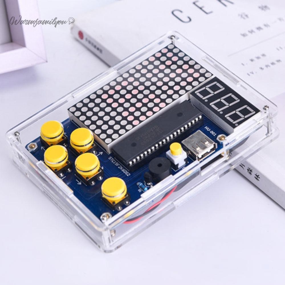 Hot 51 MCU เกมคอนโซล DIY อะไหล่ปลอกอะคริลิคฝึกบัดกรีที่มีประโยชน์ ...