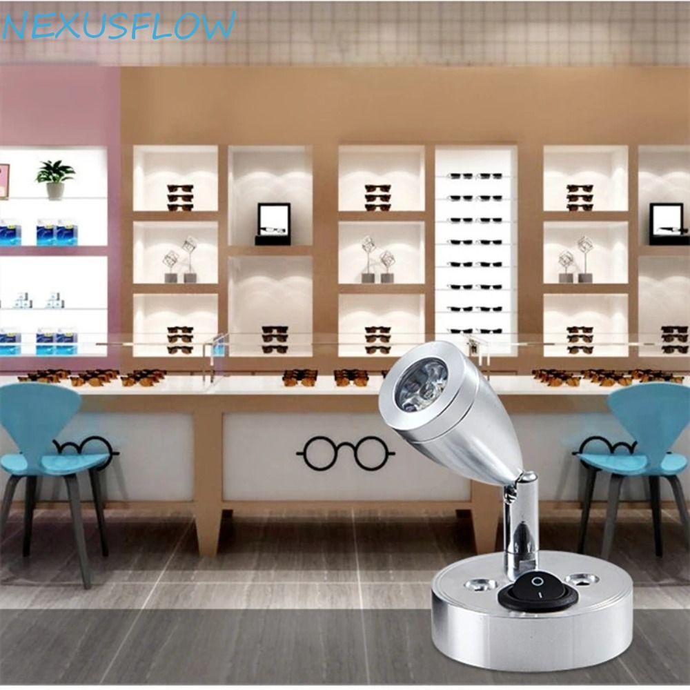 Nexusflow ไฟอ่านหนังสือ LED Spot, อลูมิเนียม DC12V 3W Spotlight, ไฟภายในปรับพร้อมสวิตช์โคมไฟติด ...