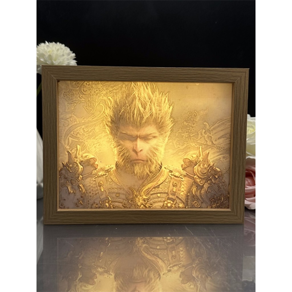 Black Myth Goku บรรยากาศแสงภาพวาด usb Night Light steam เกม Merchandise ...