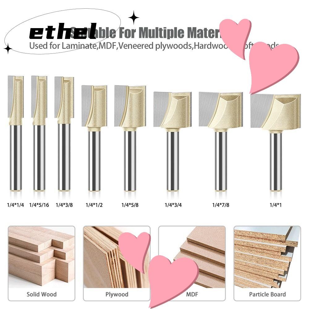 Ethel1 Flush Trim Bits,งานไม้ Groove ทังสเตนคาร์ไบด์ Trim Router Bits ...
