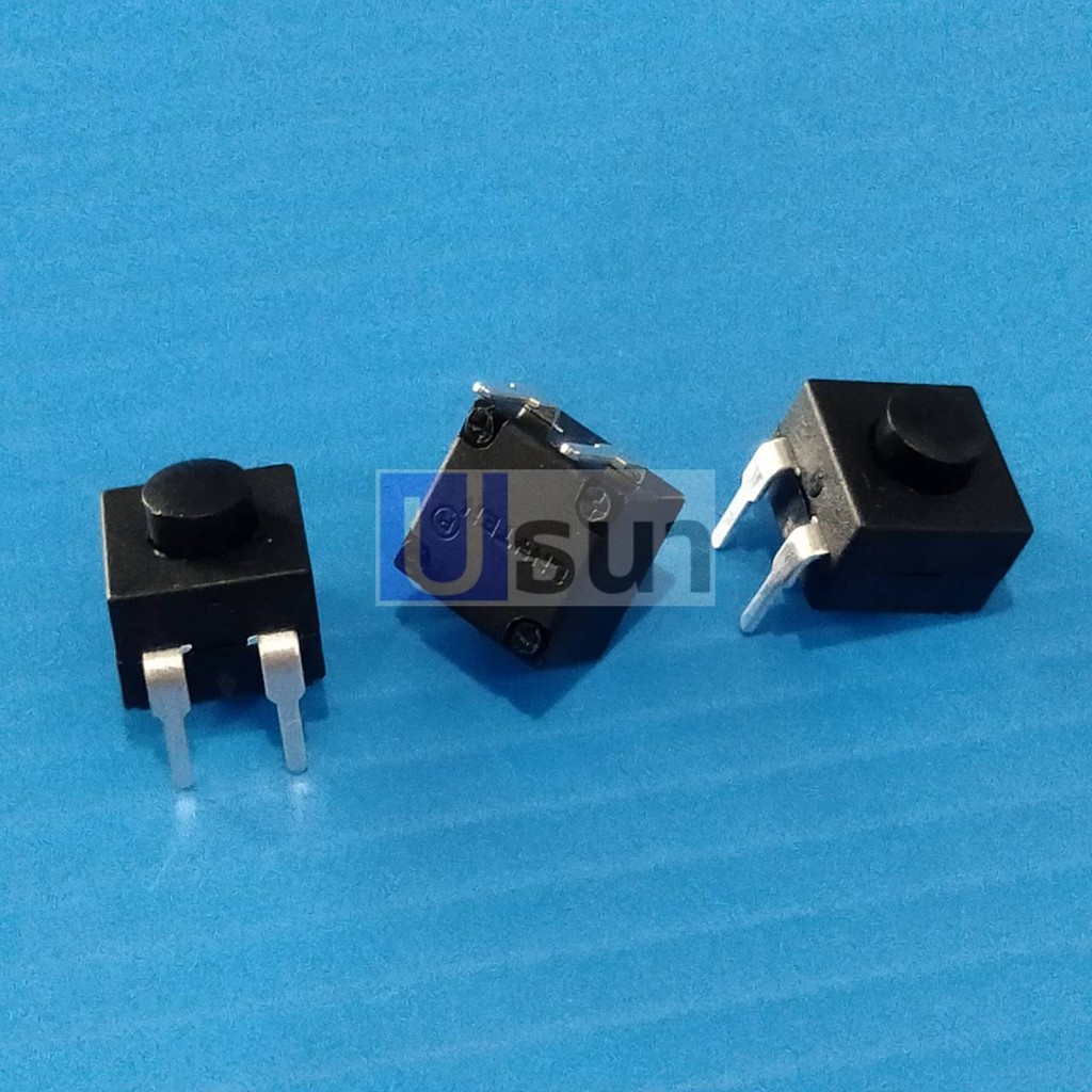 สวิทช์ กดติด-กดดับ ปุ่มกด ไฟฉาย Flashlight Switch ON-OFF DIP 2pin 8x8x8 ...