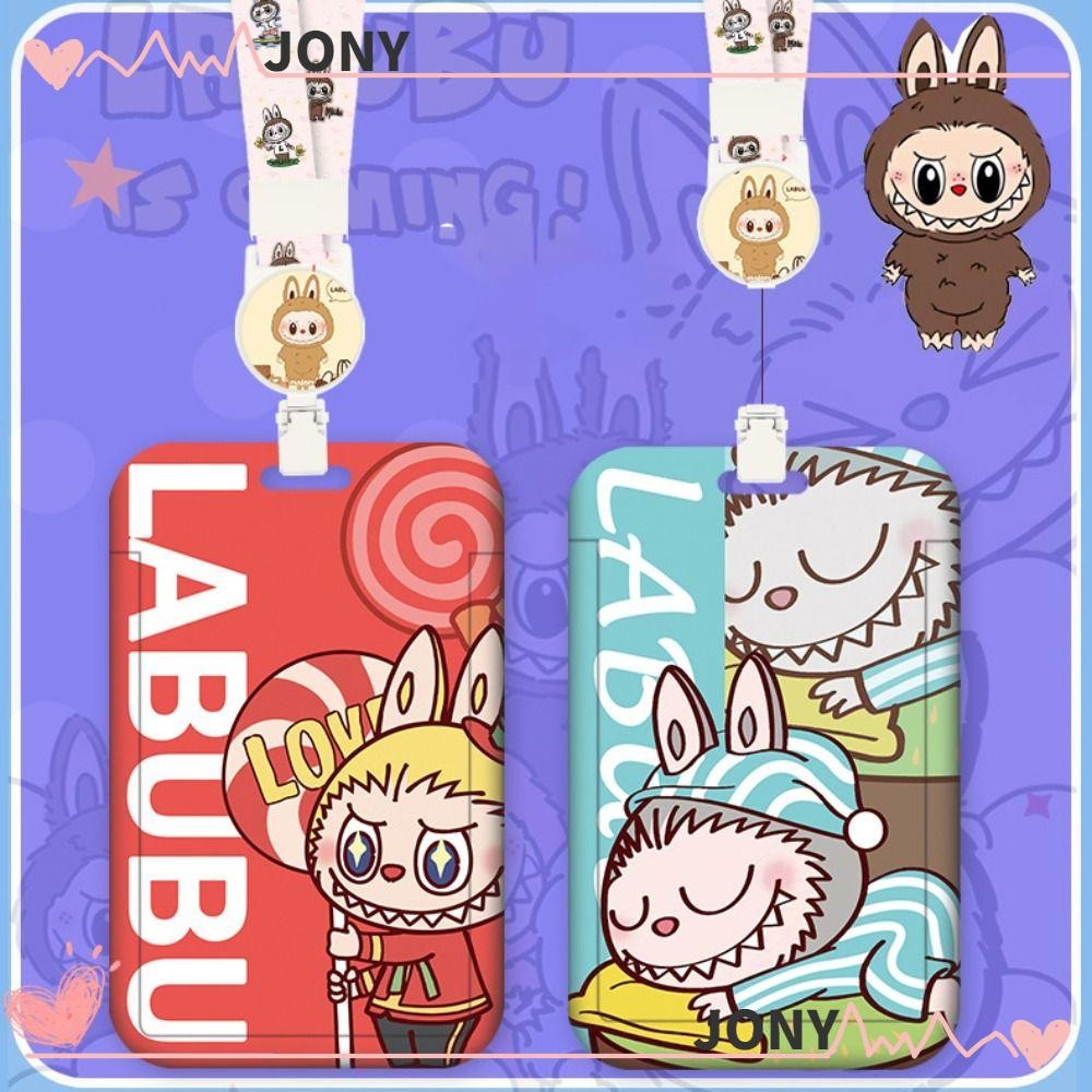 Jy1 Labubu Card Sleeve, PVC Push Pull Slide Cover Sleeve, Cute with ...