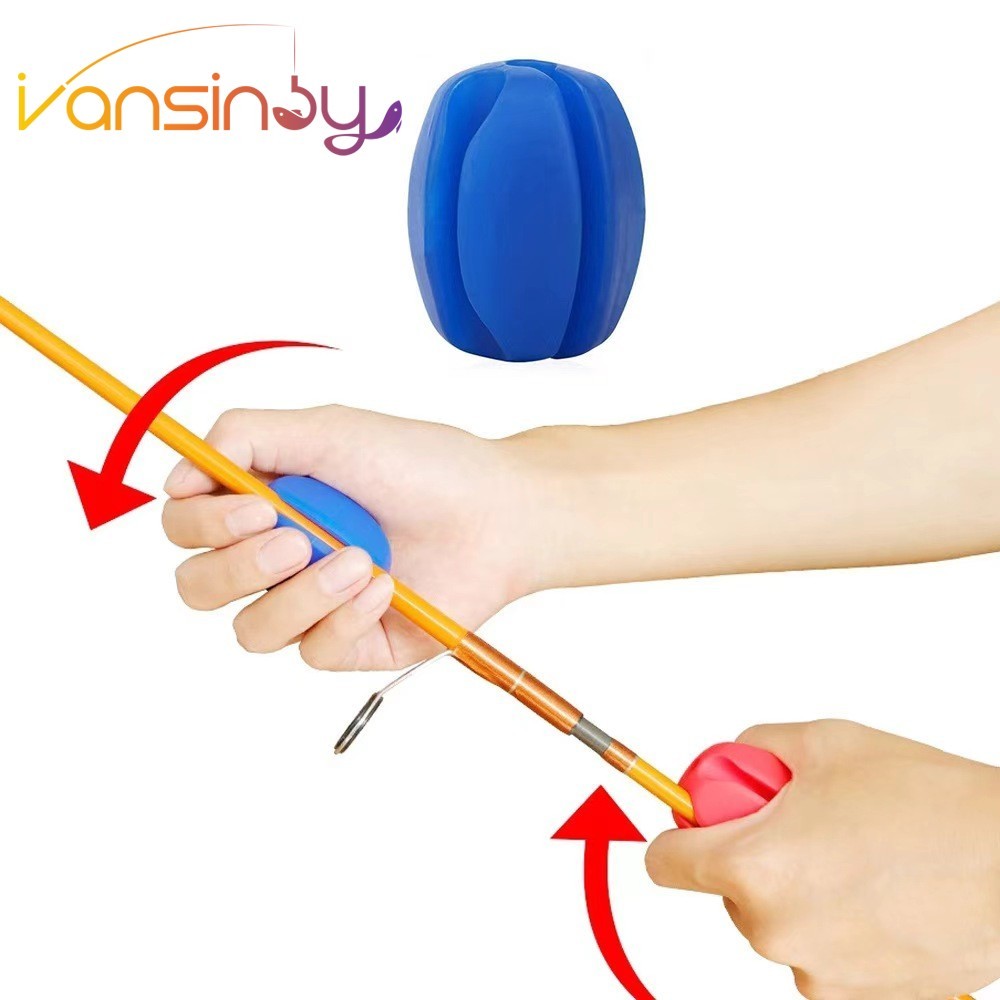 เบ็ดตกปลาแบบพกพา Fixed Ball, Fishing Pole Binding Clip Fishing Rod Ball ...