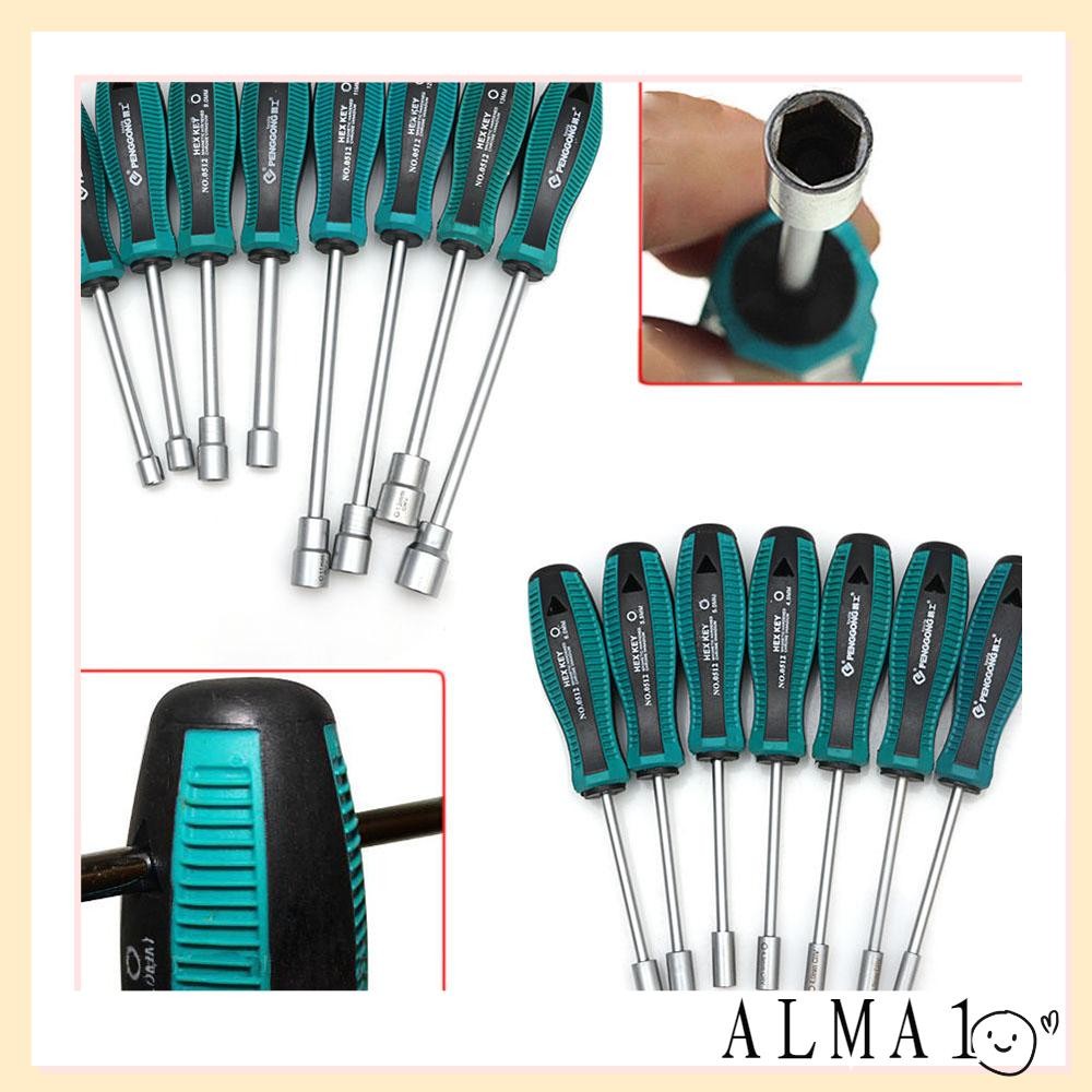 Alma ประแจซ่อม Hex Nut Key ไขควงกันลื่น | Shopee Thailand