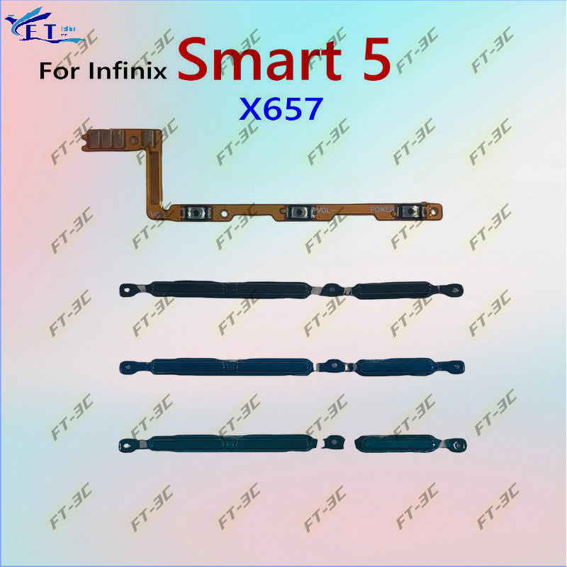 สําหรับ Infinix Smart 5 X657 เปิดปิดปุ่มปุ่มปรับระดับเสียงสวิทช์ Flex ...