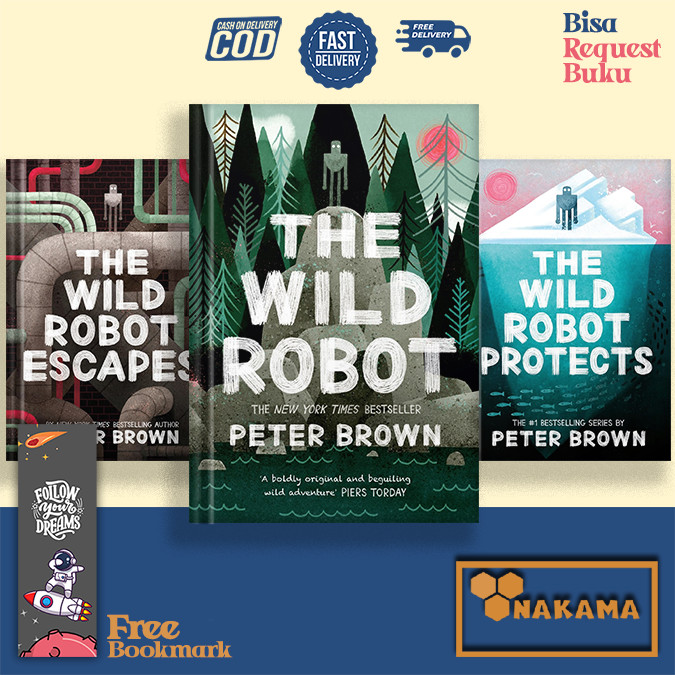 Wild Robot (3Book series) By Peter Brown (เวอร์ชันภาษาอังกฤษ) | Shopee ...