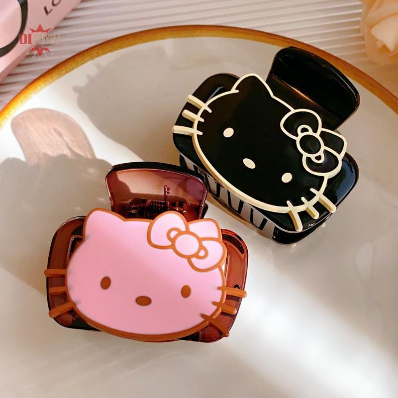 DIAMONDLURE Hello Kitty Shark น่ารัก คลิปยึดผม สไตล์หวานๆ สำหรับตกแต่ง ...