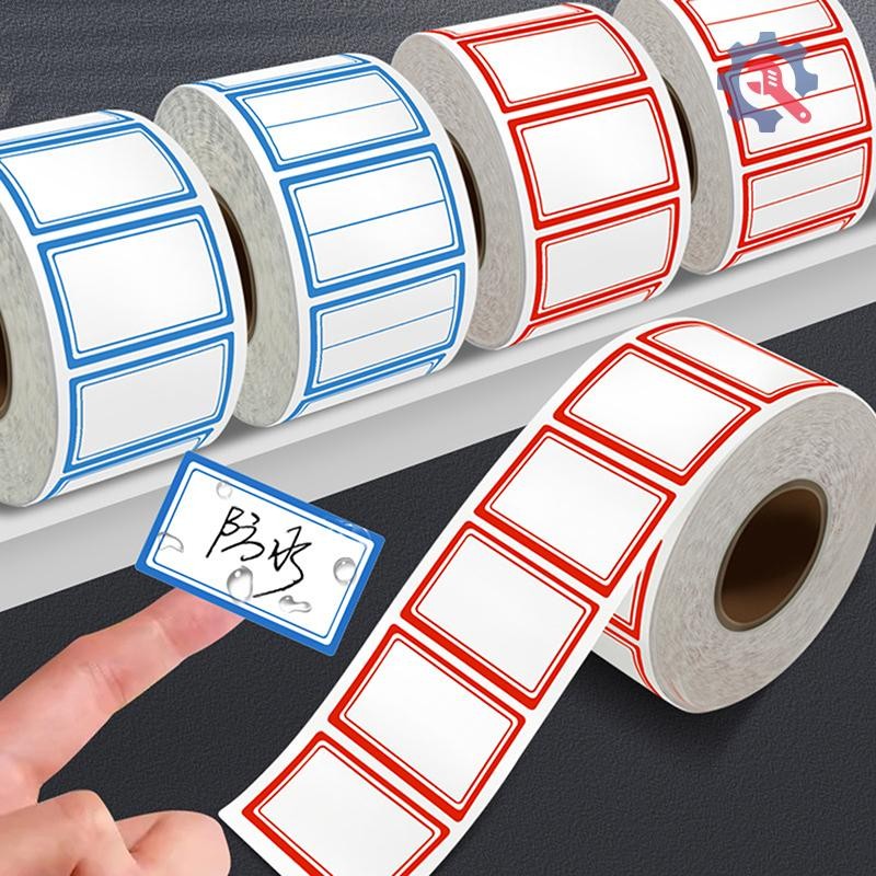 [GEX] 500 ชิ้นสามารถเขียนฉลากสติกเกอร์การจําแนกอาหารฉลากกระดาษกาวโฮมออฟฟิศของขวัญสติกเกอร์ [TH ...