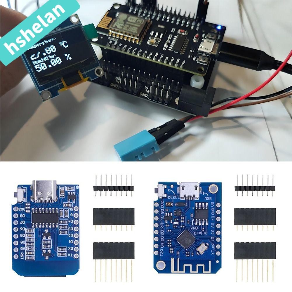 HSHELANF6 บอร์ดพัฒนา IoT, 3.3V Met Pins ESP8266 บอร์ดพัฒนา, CH340 ESP ...