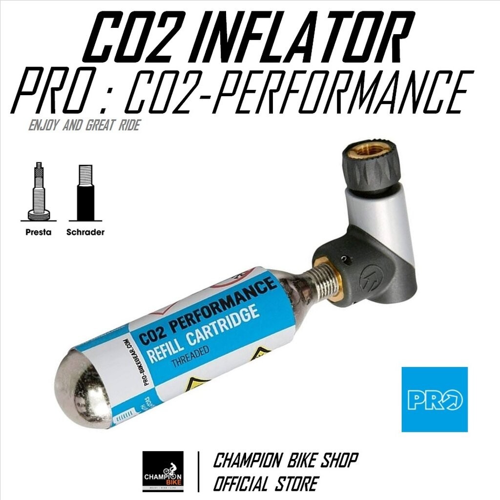 สูบCO2 สูบลมจักรยานCO2 PRO : CO2 PERFORMANCE MICRO INFLATOR PRESTA ...