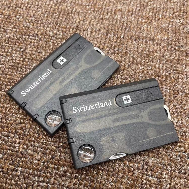 สินค้าหางการค้าต่างประเทศ Swiss Sizerland Multi-Function มีดการ์ด/การ์ด ...