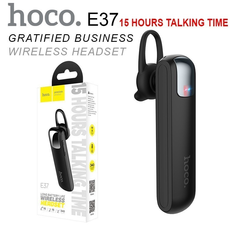 Hoco E37 / E57 / E60 / E63 หูฟังบลูทูธ เสียงดี Wireless Headset Earphone With Mic คุณภาพแน่นทุก ...