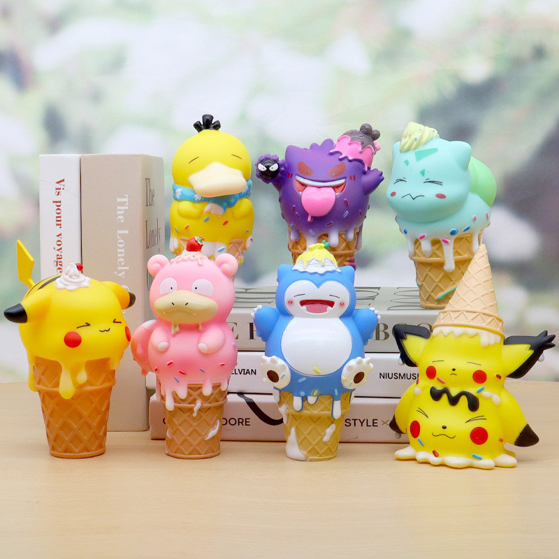 โมเดลโปเกมอนทำมือ Baby Magic Ice Cream Series Keda Duck Kabi Beast ...