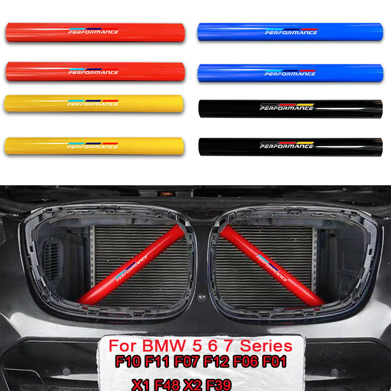 Bmw 1 คู่ ABS รถด้านหน้า Grille Trim แถบ V รั้งสําหรับ BMW F10 F11 F07 F12 F13 F06 F01 F02 5 6 7 ...