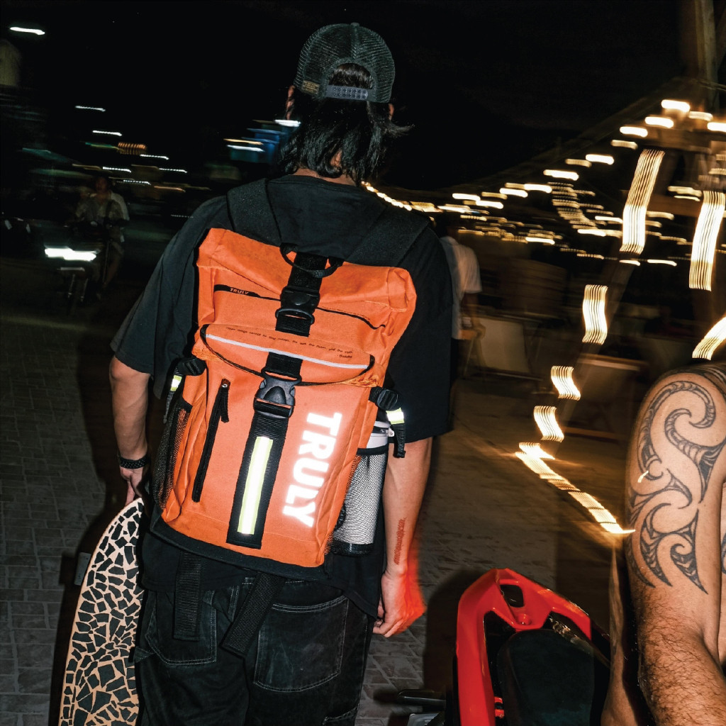 เป้เดินป่า กระเป๋าเป้ BACKPACK TRULY REFLECT BAG แบกสีส้ม รุ่นใหม่ ...