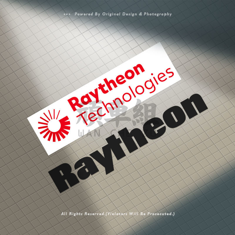 Raytheon American Raytheon Military Label Military Fan สติ๊กเกอร์แต่งรถ ...