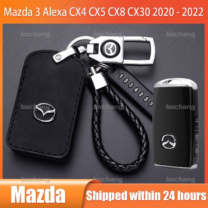 Sarung Kunci สําหรับ Mazda 3 2020 - 2023 ใหม่ CX5 2023 Alexa CX4 CX5 CX8 CX30 2020 - 2022 ฝาครอบ ...
